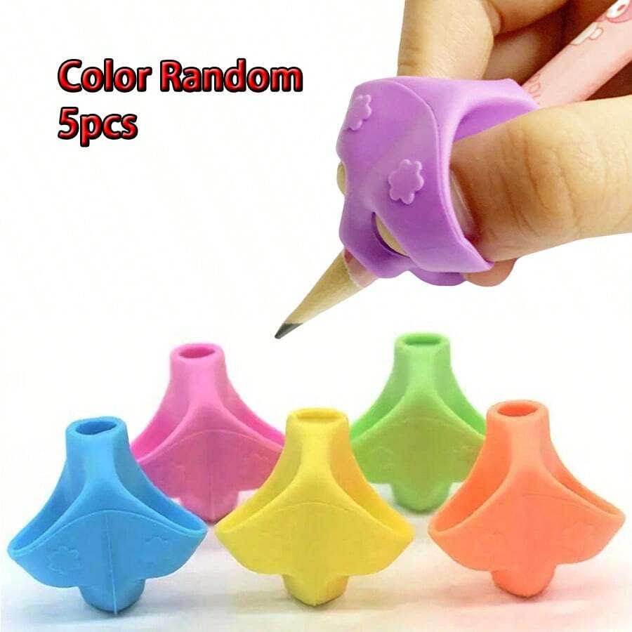 5pcs Student Grip Pen Corrector Set Kindergarten Elementary School ...