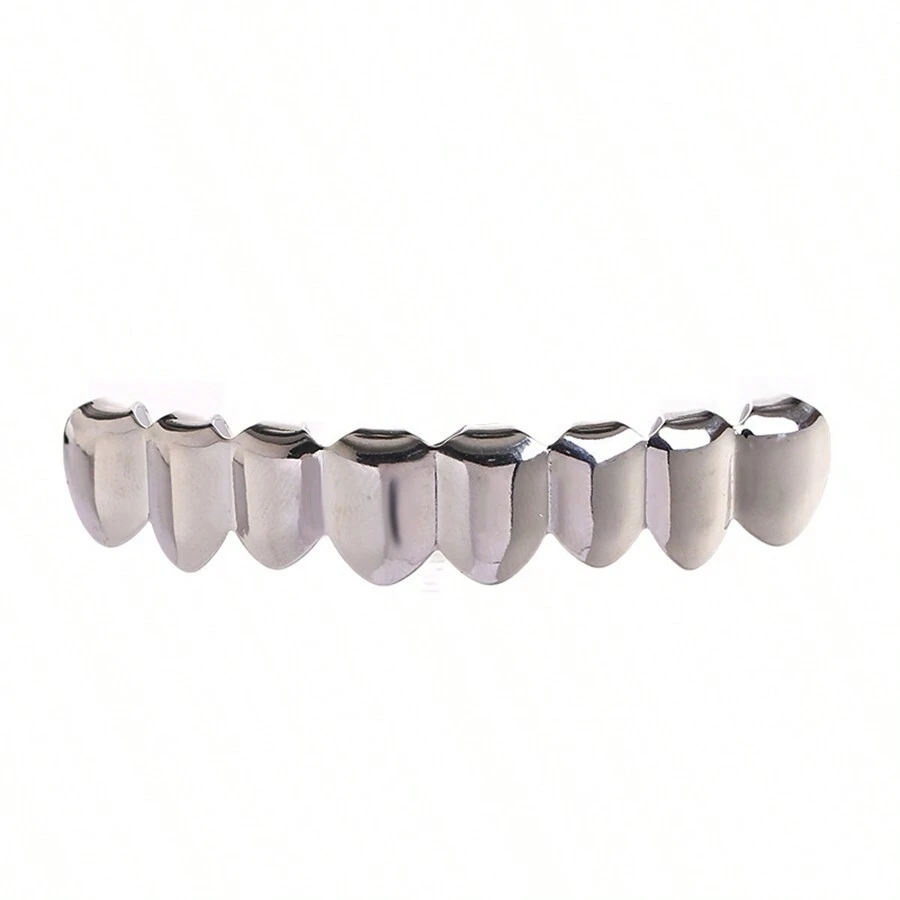 Unisex Hip-Hop Style Decorative Full Grillz Set For Teeth With Y2k ...