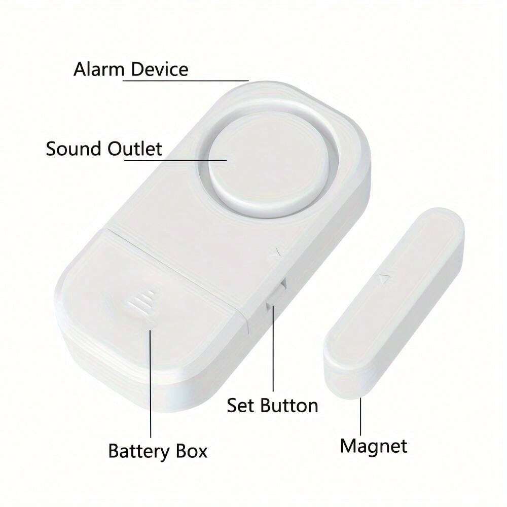 EMASTIFF Alarme de porte de sécurité à 130 dB avec capteur magnétique ...