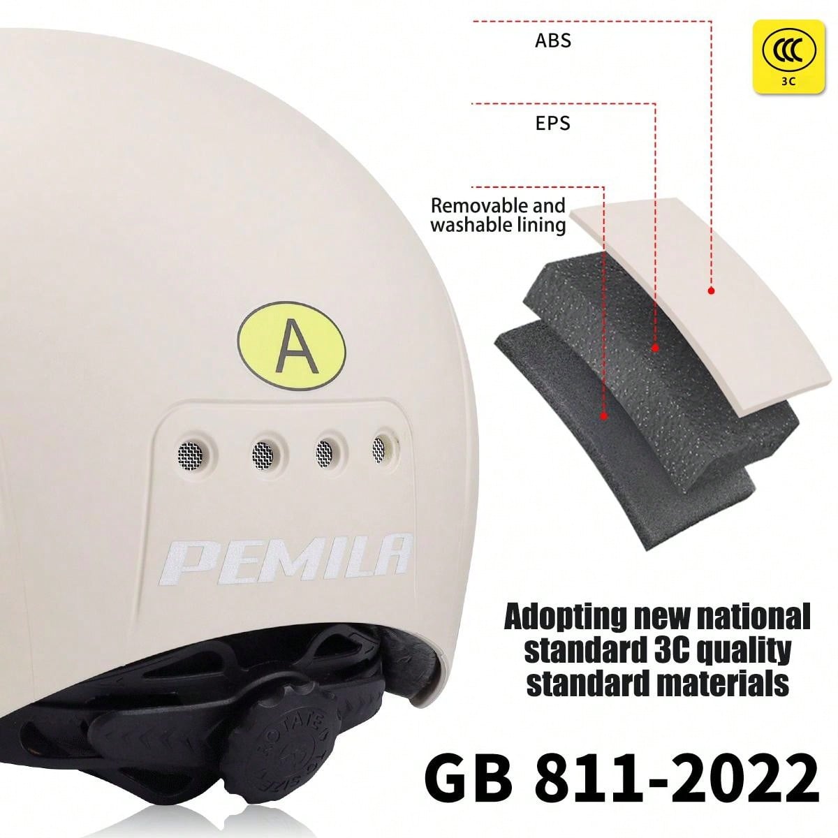 Pemila Latest Road Bike Helmet With Brown Lens, Matte Paint Surface ...