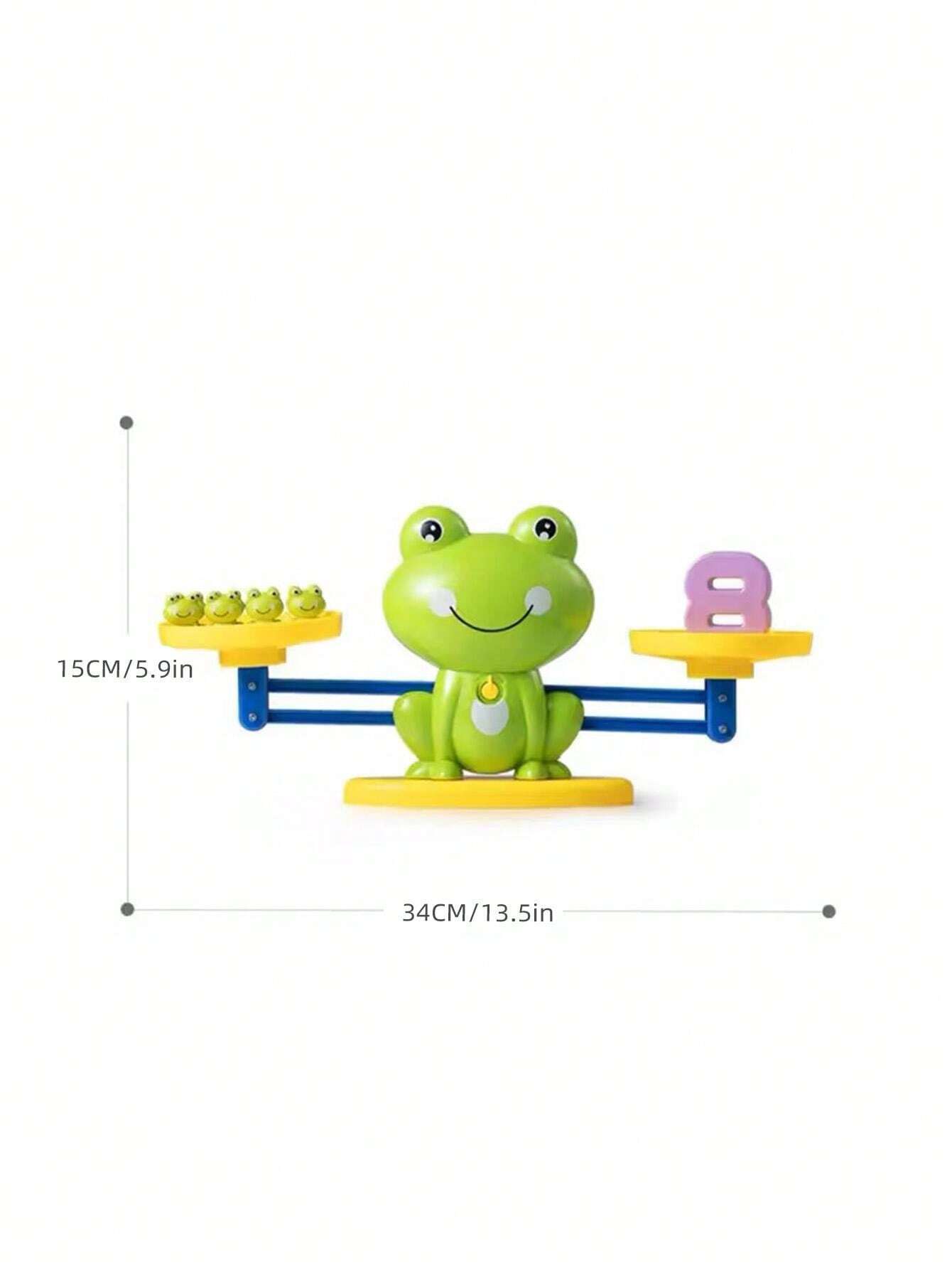 Frog Balance Math Game, Family School Kindergarten Balance Board Game ...