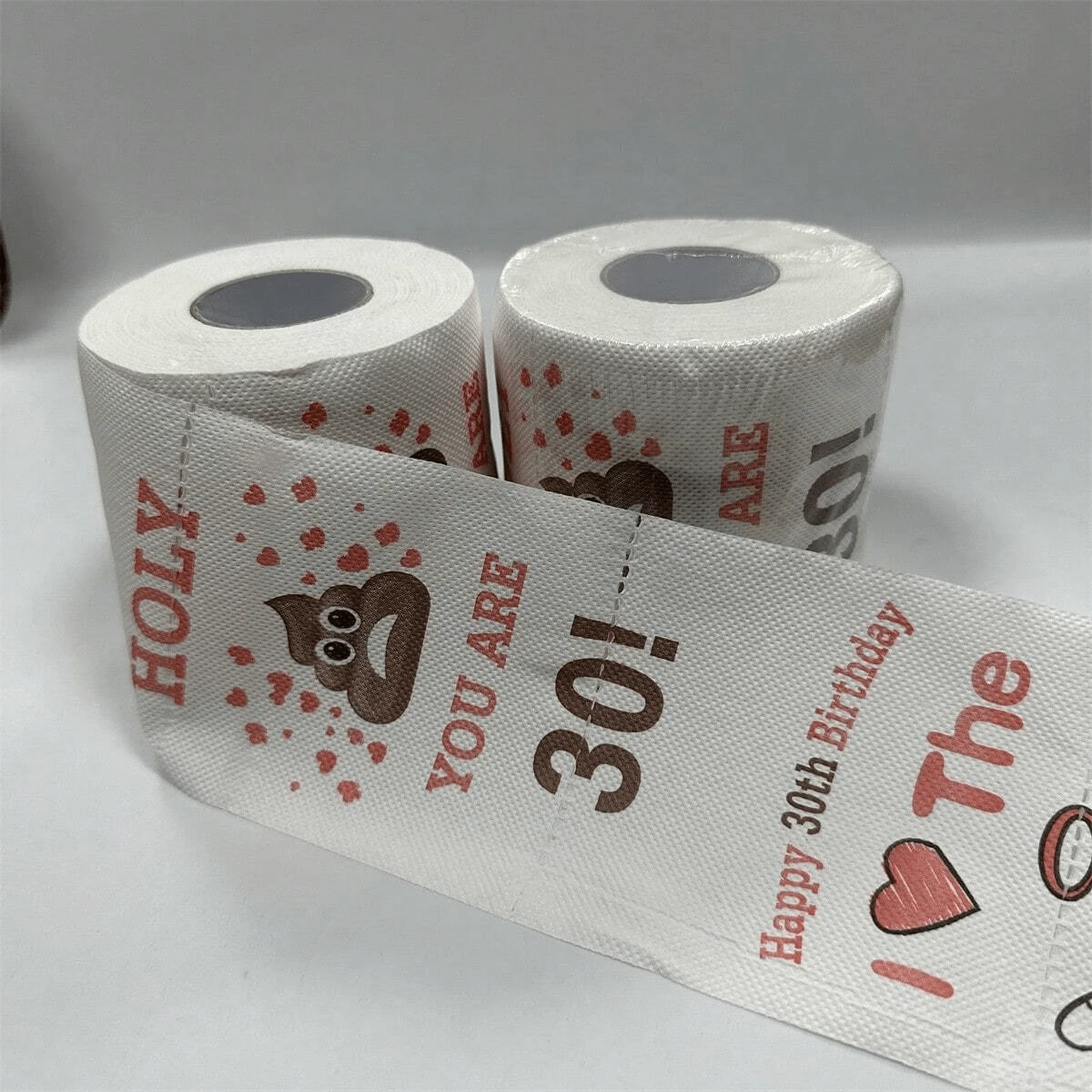 1pc Birthday Napkin Poop Pattern 16 Years Old 18 Years Old 30 Years Old ...