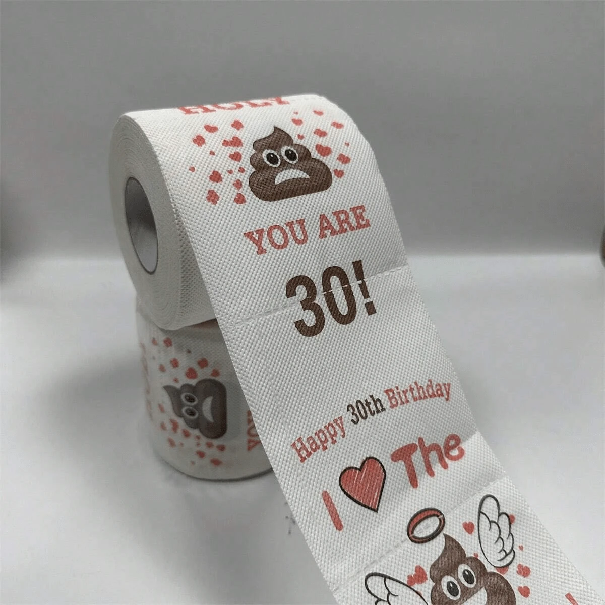 1pc Birthday Napkin Poop Pattern 16 Years Old 18 Years Old 30 Years Old ...