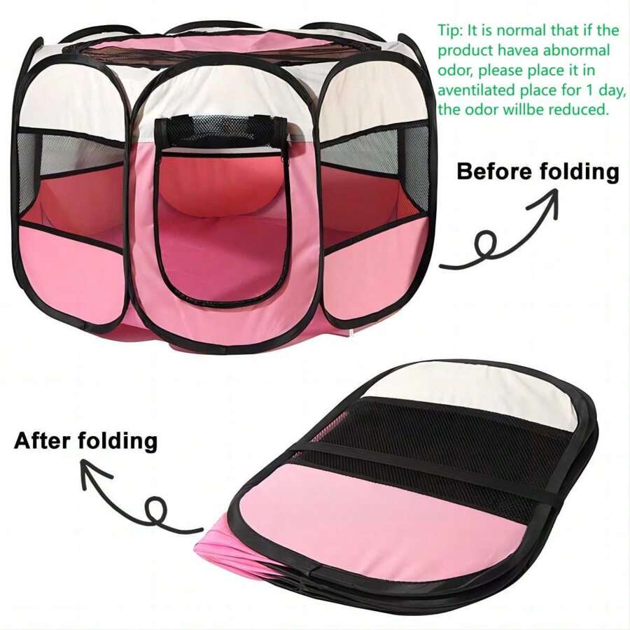 Portable Folding Pet Tent For Indoor And Outdoor Dogs And Cats, Folding ...