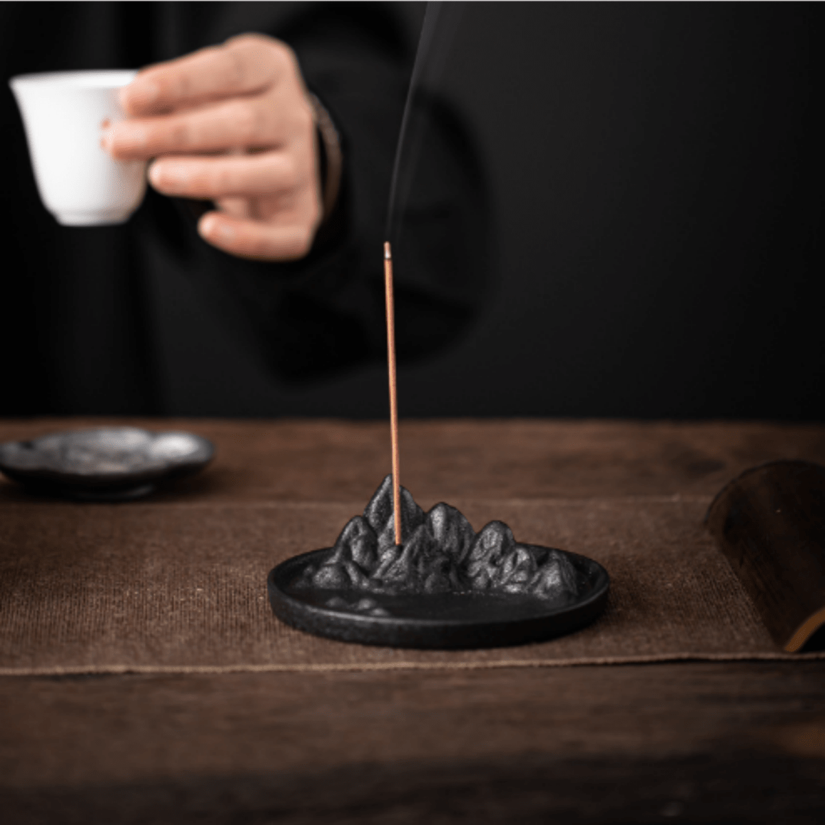 1pc Solid Color Traditional Chinese Incense Burner For Backflow Incense ...