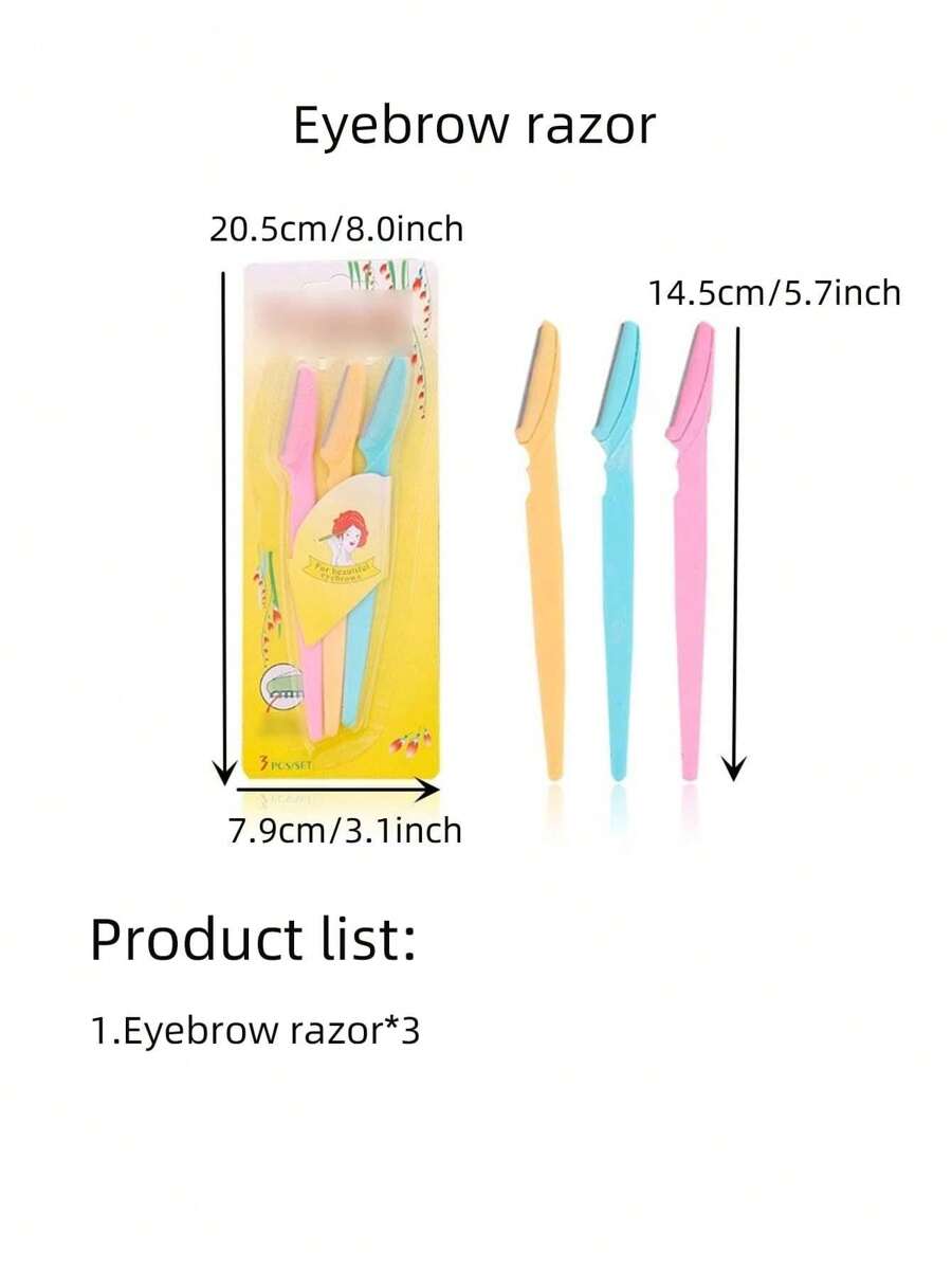 1pc Eyebrow Razor Shaper Shavers, Facial Hair Remover Hair Trimmer ...