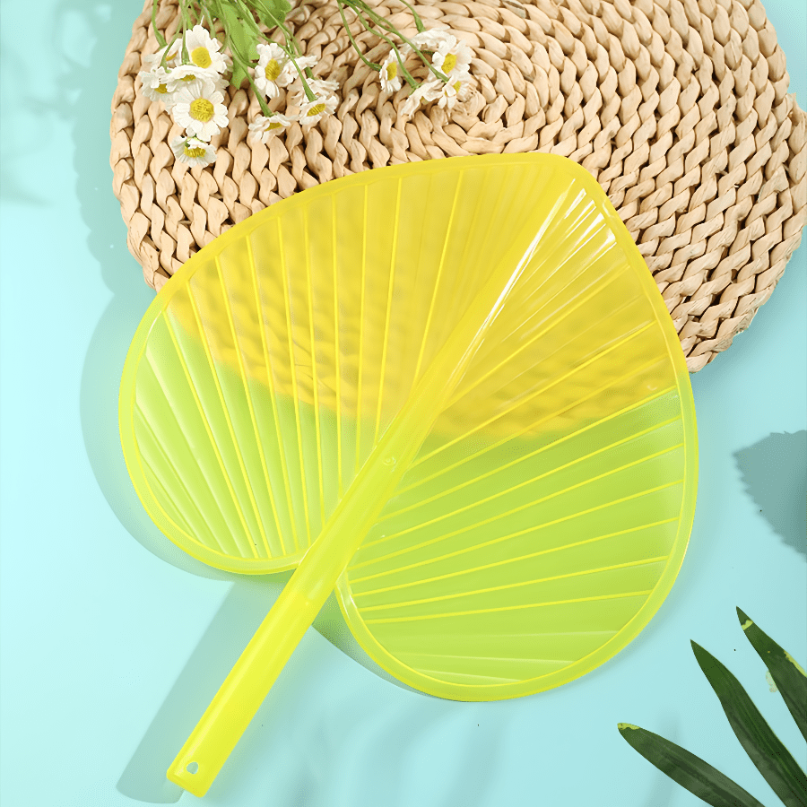 Retro Style Plastic Handheld Fan, Large Cooling Fan For Indoor Use ...