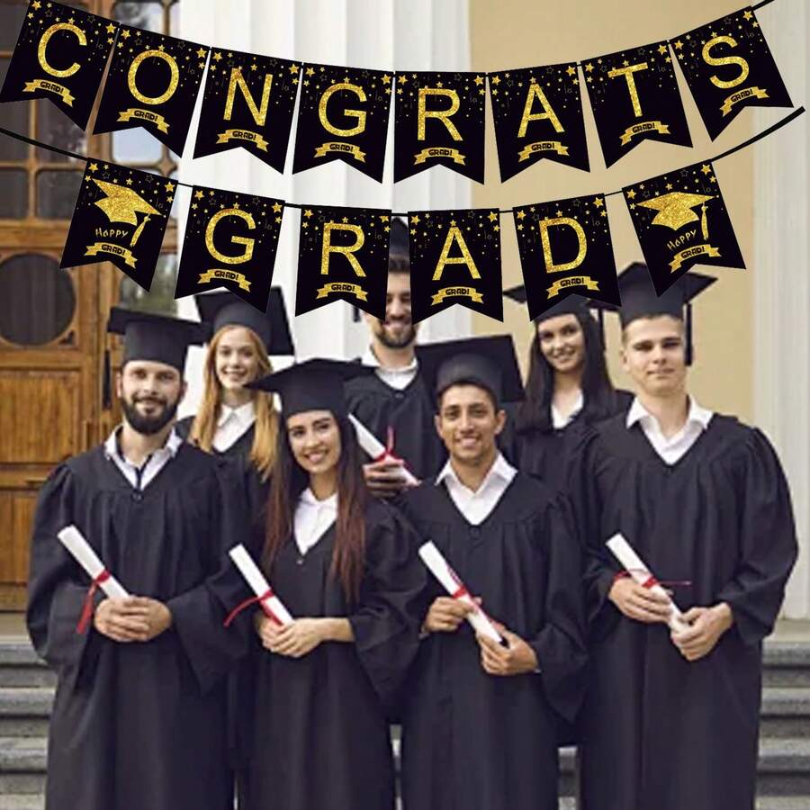 Congrats Grad Banners Happy Graduation 2024 We Are So Pround Of You ...