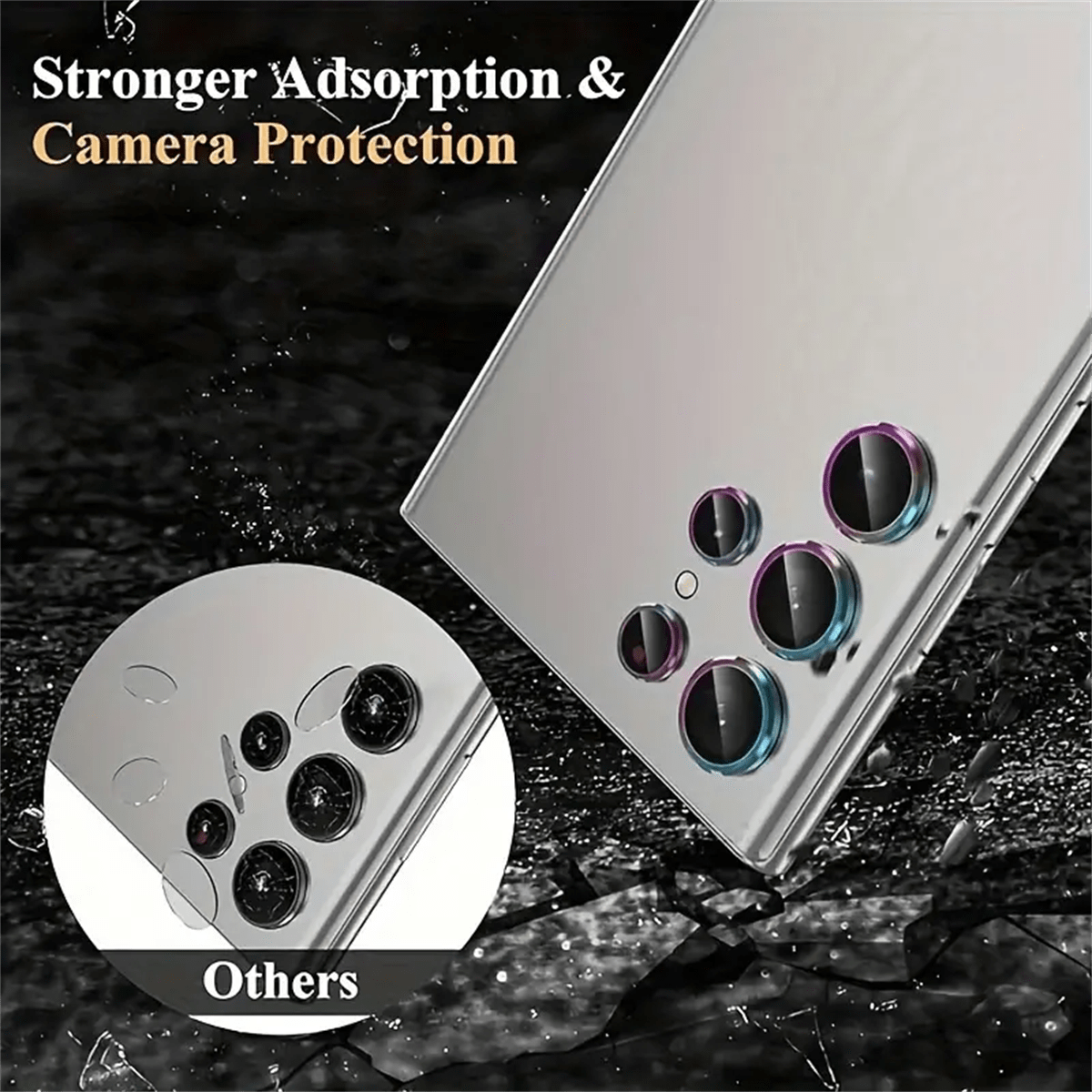 Mobile Camera Lens Protective Cover, Screen Protective Cover, Tempered ...