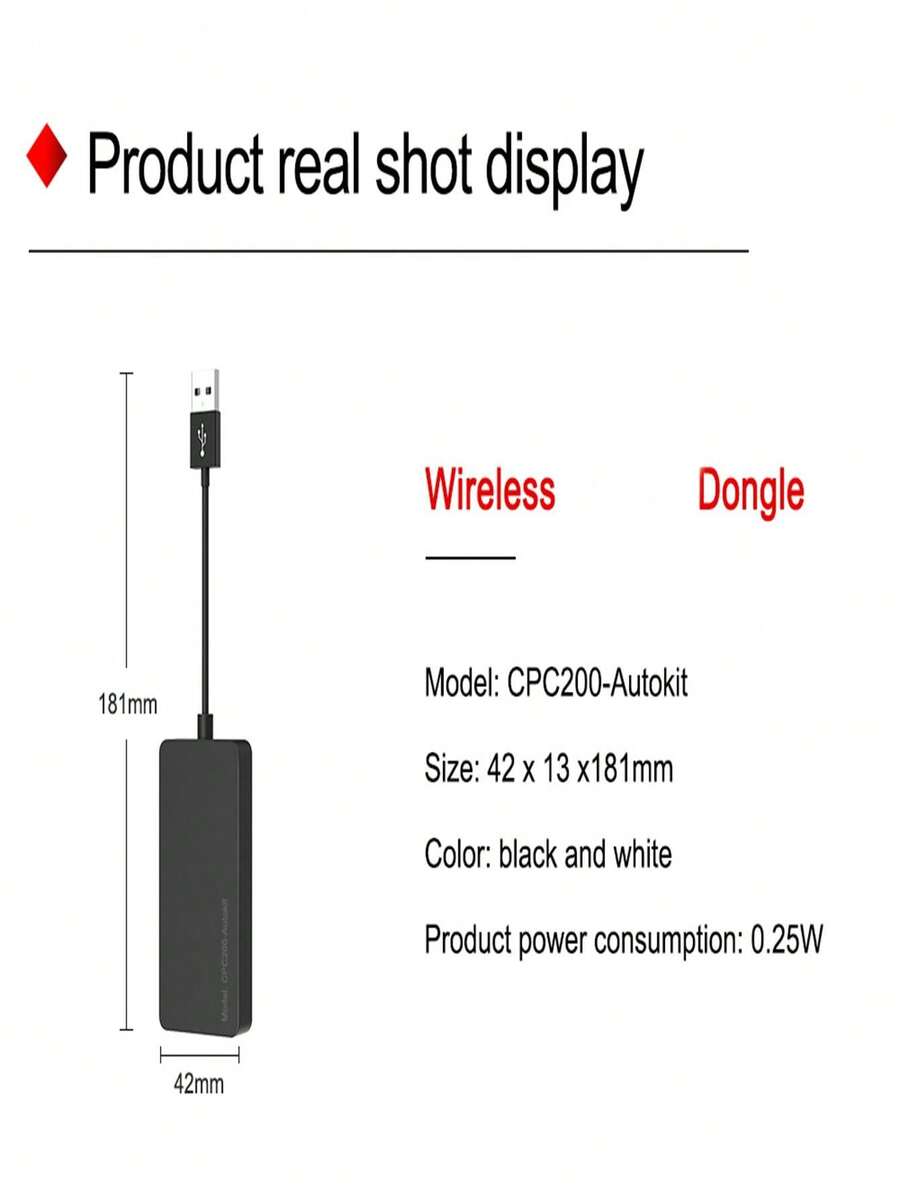 Cpc200-ccpa車用aiボックス、ワイヤレスカープレイおよびワイヤレスandroid Auto対応、アフターマーケットandroidカー ...