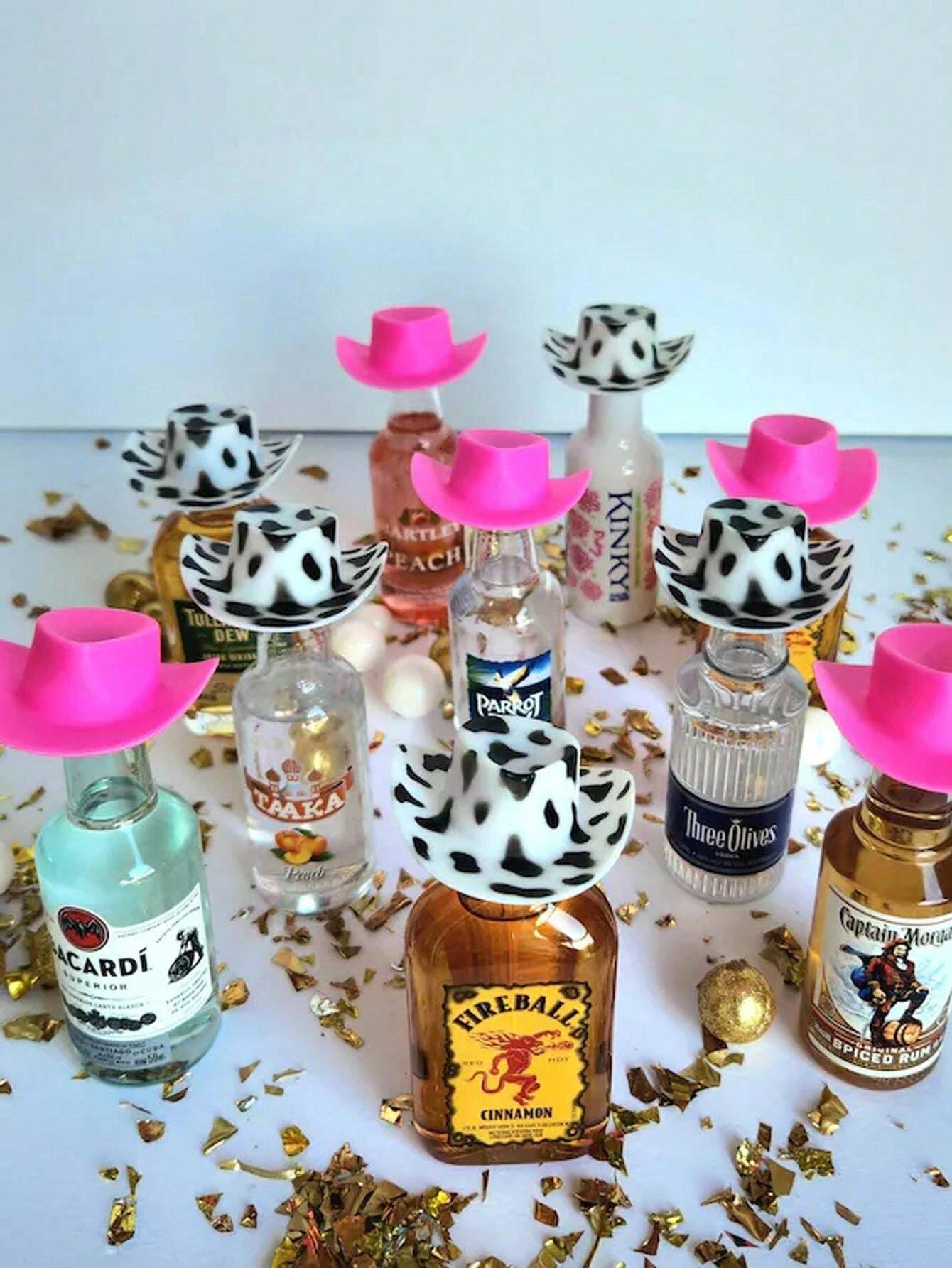 10PCS/30PCS/1 Set Of Mini Cowboy Hats, Plastic Mini Party Hats, Party ...