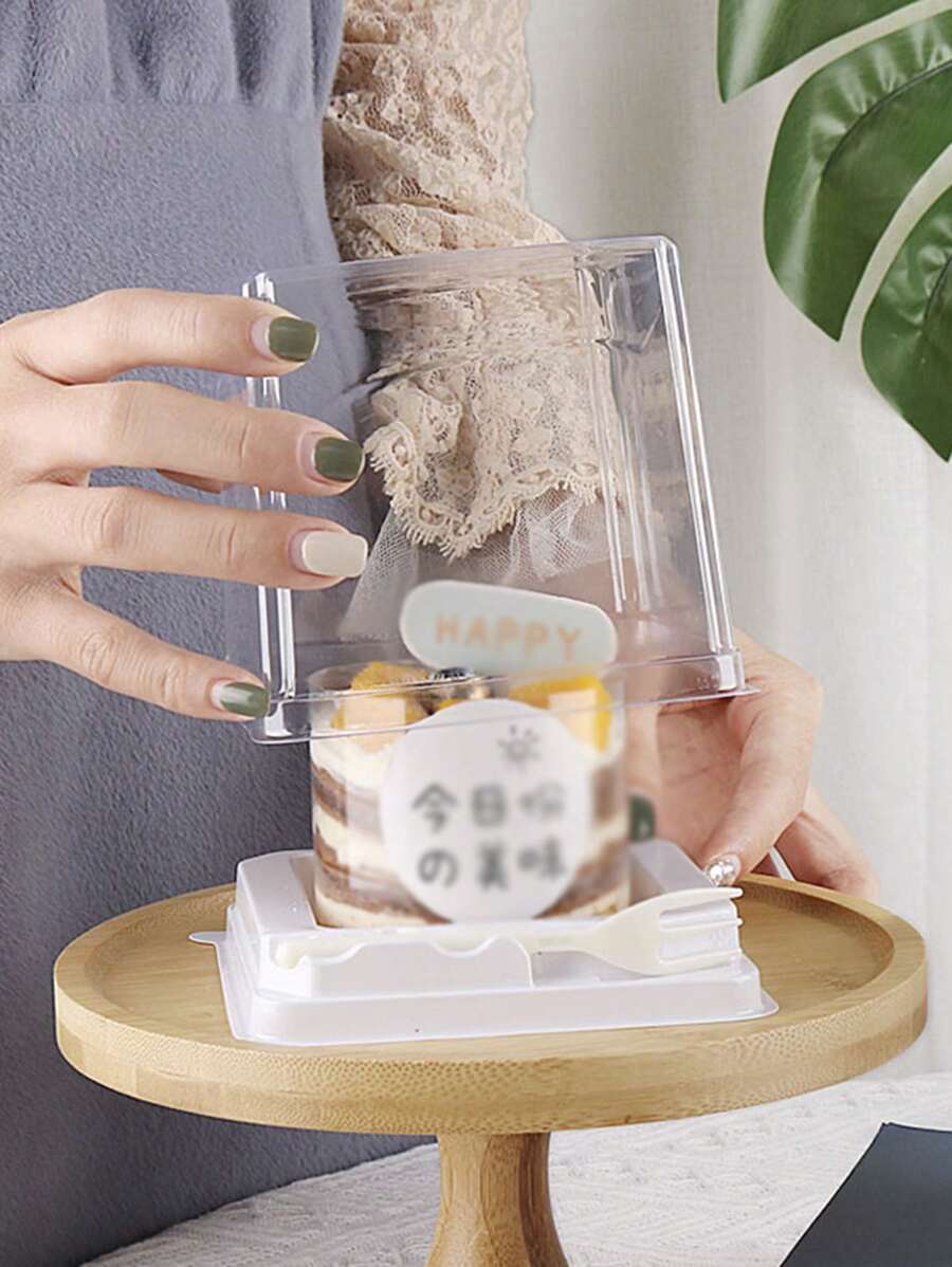 10pcs 2-Inch Cake Boxes, Cake Packaging Box For Mango, Strawberry ...