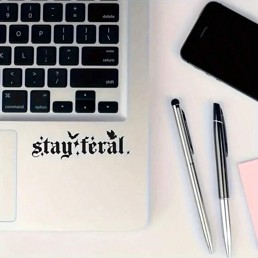 1pc 6.29*1.85inch Stay Feral Vinyl Car Decals Wild Stickers Any Flat ...