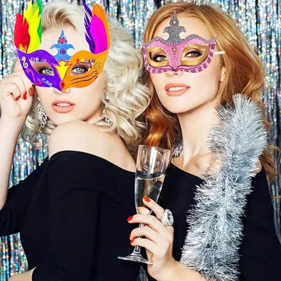 Pure White Embryo DIY White Paper Mask, Crown Hand Painted Mask, Animal ...