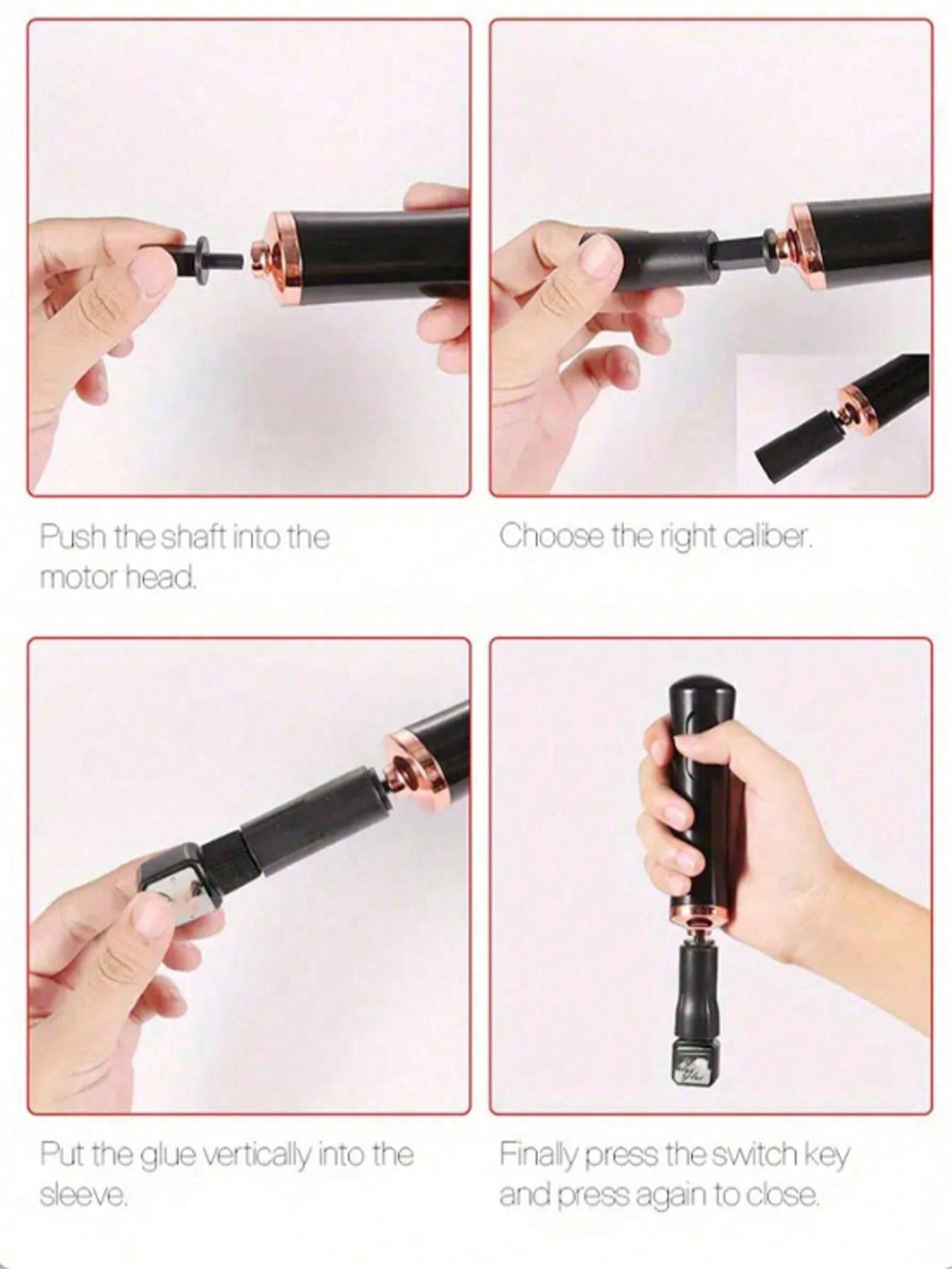 Nail Lacquer Shaker, Glue Shaker,Glue Wake-Up Device,Electric Makeup ...