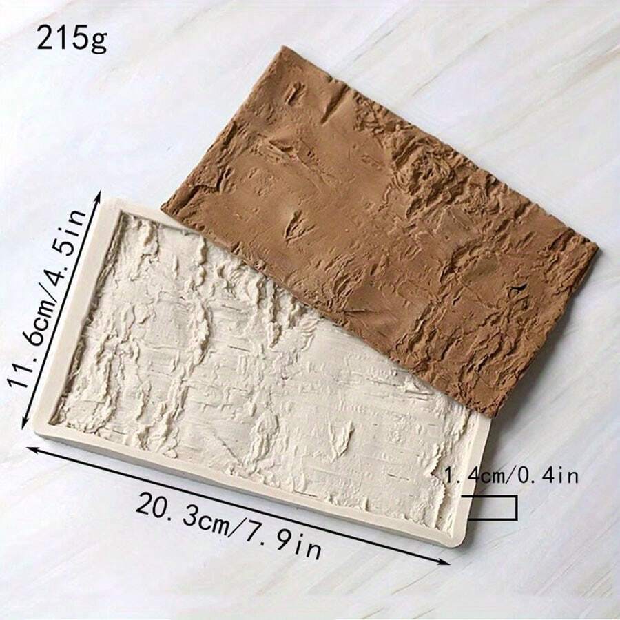 1pc, 3D Silicone Tree Bark Chocolate Mold For DIY Cake Decorating And ...