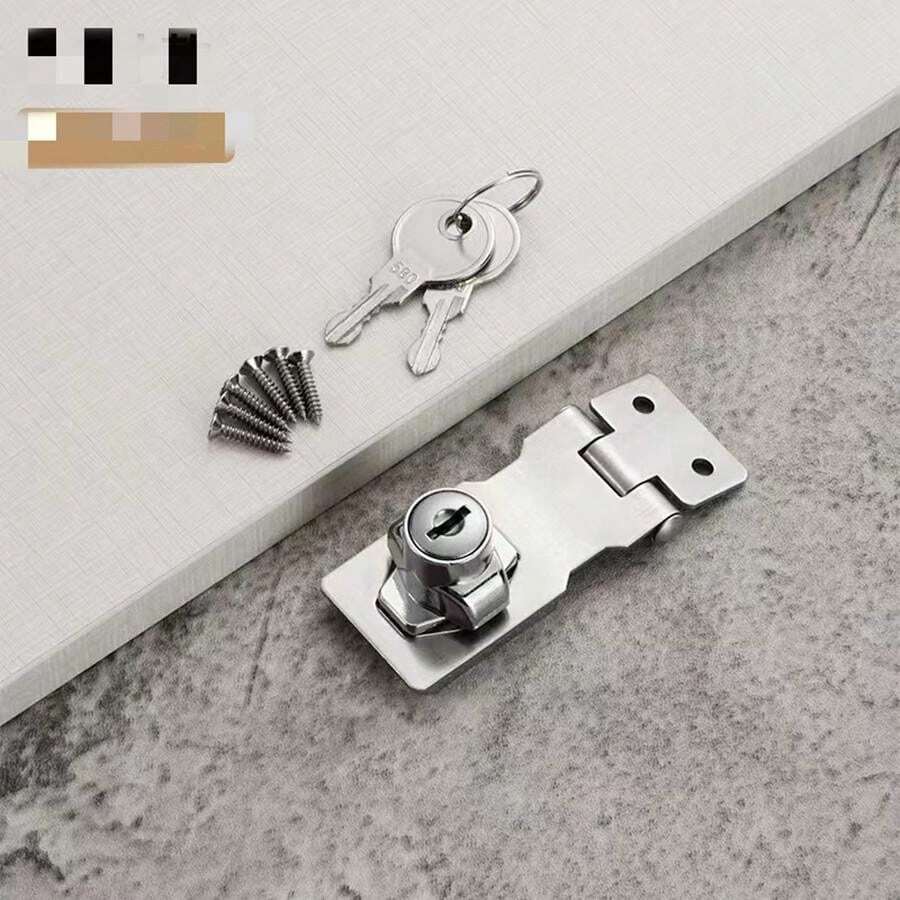 Stainless Steel Cabinet Lock, Cupboard Latch, Simple Door Catch, Drawer ...