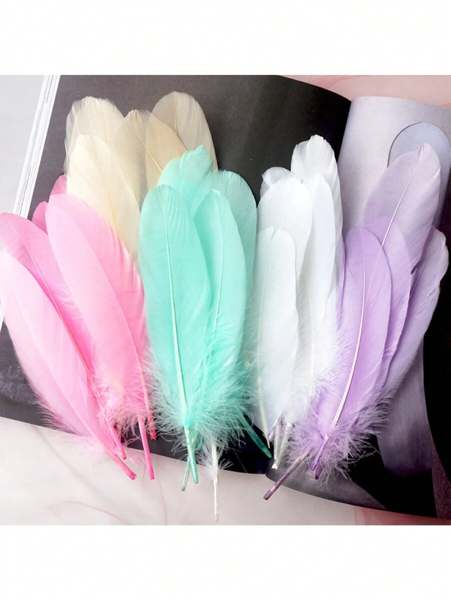 Feathers, Goose Feathers, Hard Fluffy Feather, Sunflower Shaped ...