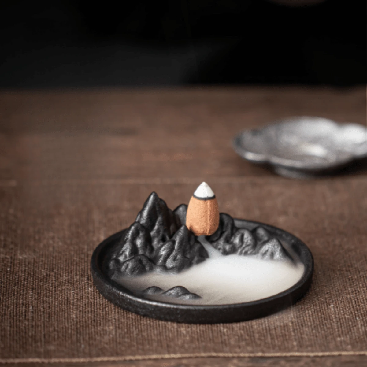 1pc Solid Color Traditional Chinese Incense Burner For Backflow Incense ...