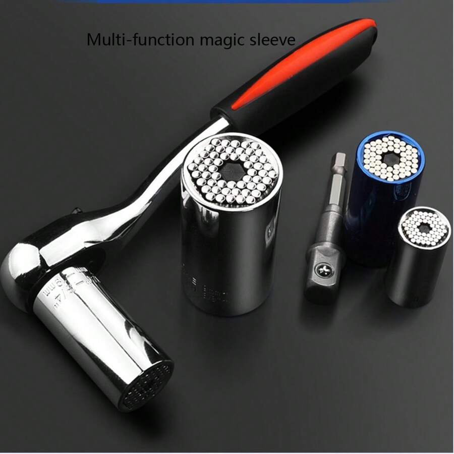 Universal Socket Wrench Set, Multi-Functional Ratchet Wrench With ...