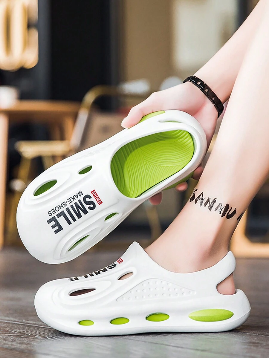 2024 New Summer Women's Perforated Shoes, Slip Resistant, Breathable ...