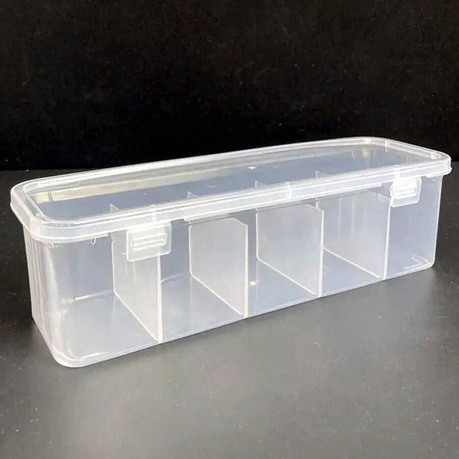 1pc 1000 Card Large Plastic Box With Dividers, Baseball Card Storage ...