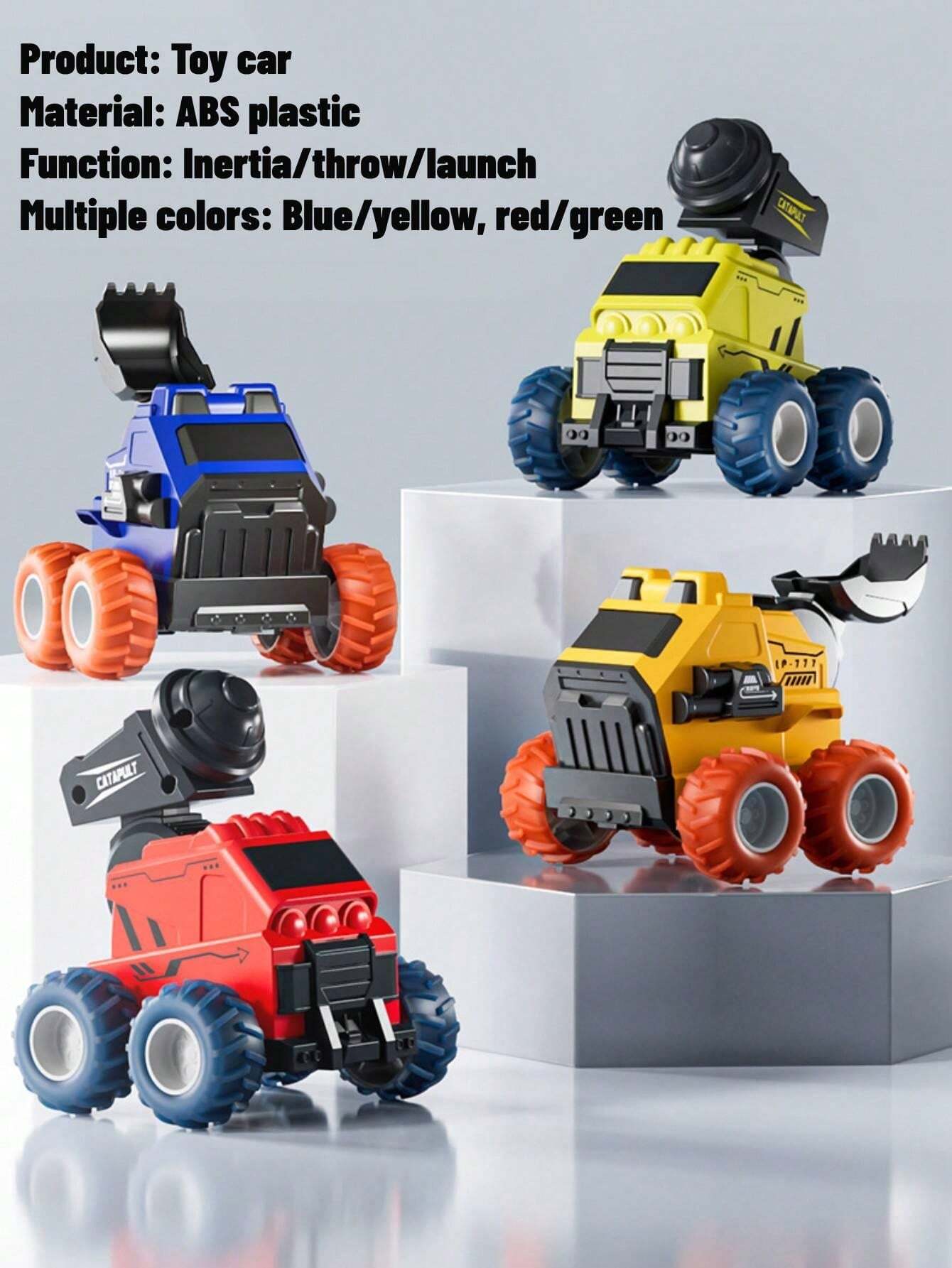 A Colorful Miniature Off-Road Engineering Vehicle With Dual Inertia ...