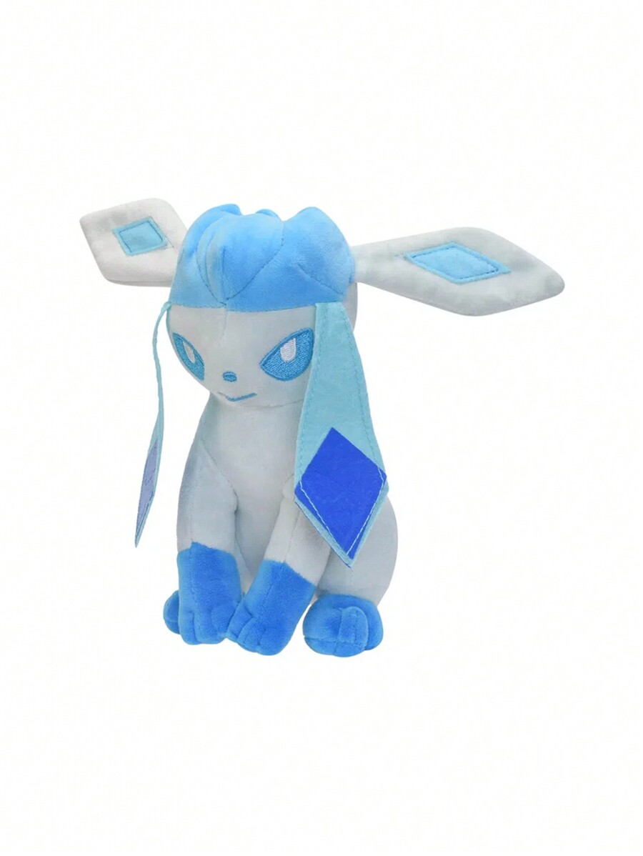 18cm/7.09inch Pokemon Glaceon Sitting Posture Plush Doll Toys Eevee ...
