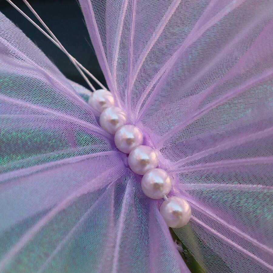 1Pc 50cm Silk Yarn Artificial Butterfly Mariage Decor Wedding Party ...