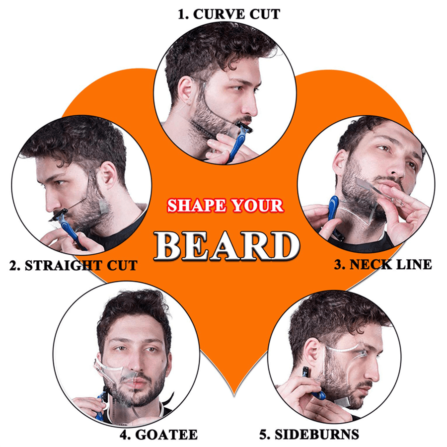 1pc Beard Shaping & Styling Tool With - Hypoallergenic Precision Edging ...