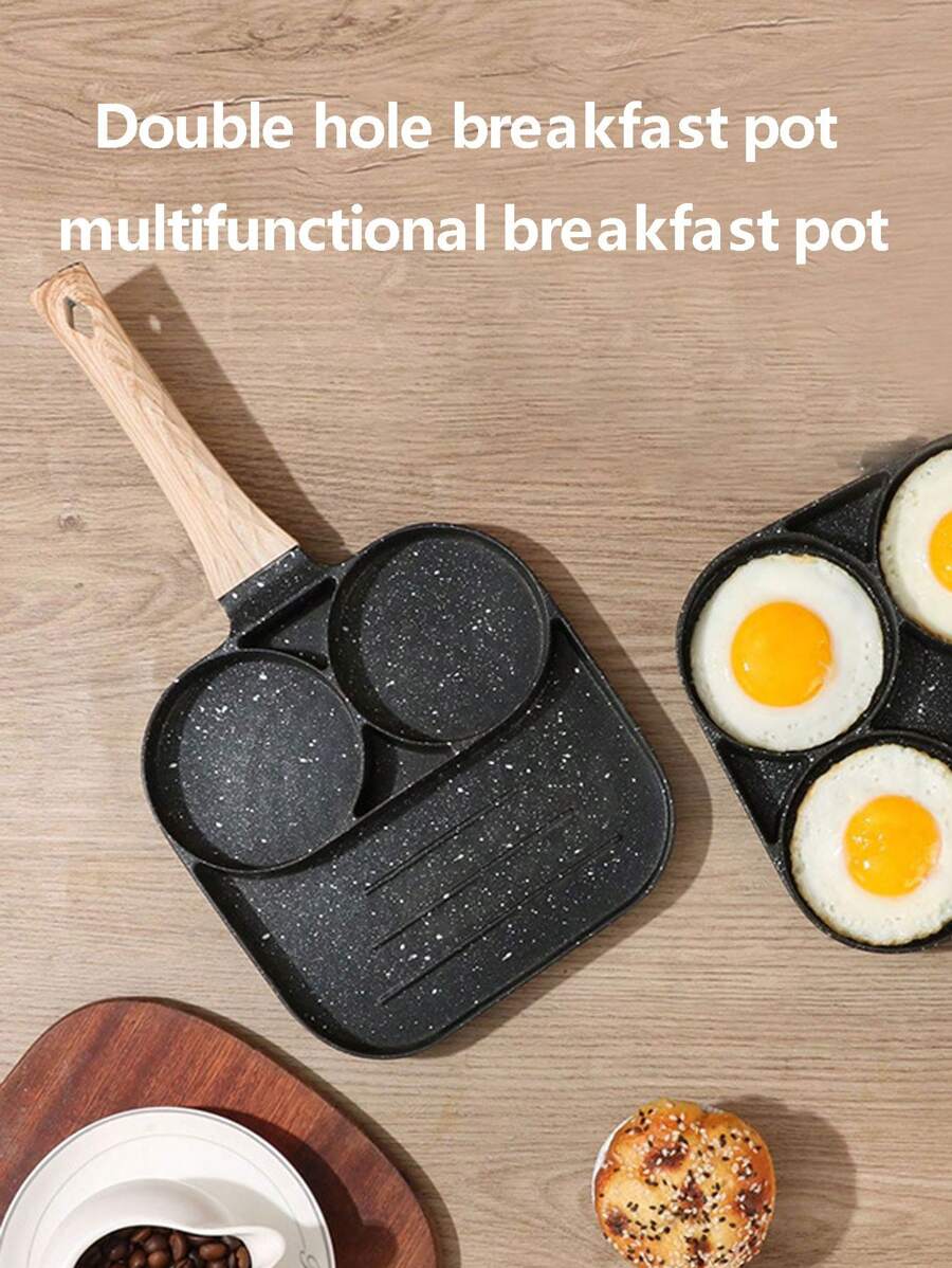 Multi-Functional Maifan Stone Frying Pan For Eggs, Non-Stick Double ...