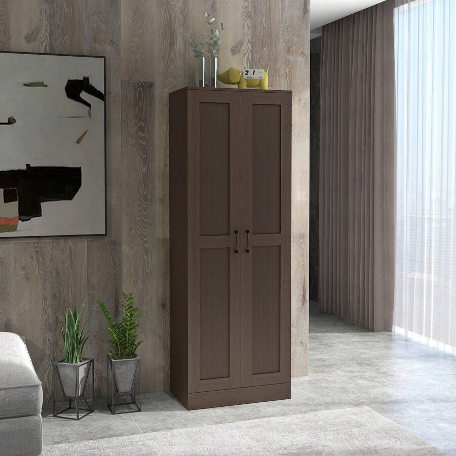 HOMCOM Storage Cabinet, Adjustable Shelves, Pantry Cupboard | SHEIN USA