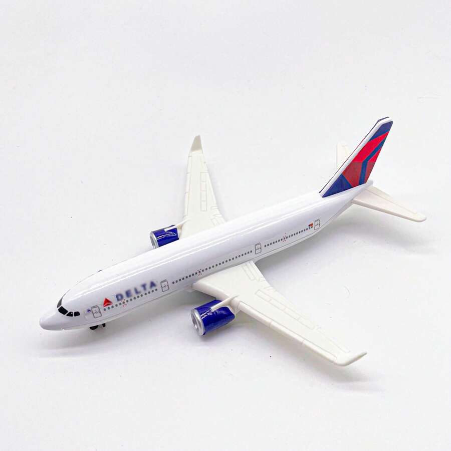 Delta Airplane Model, Diecast Metal Aircraft Model, Suitable For ...