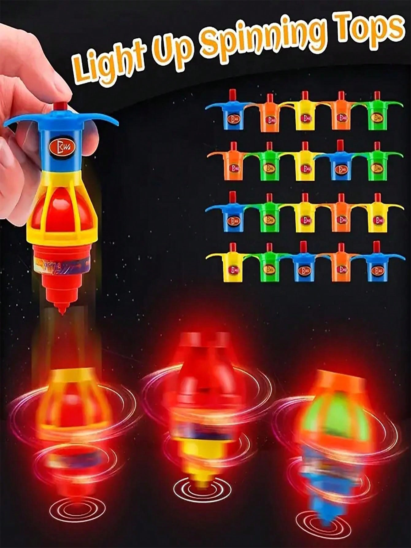 Led Light Up Ufo Spinning Top Toy With 8 Leds, Fun Ufo Gyro Toy For ...