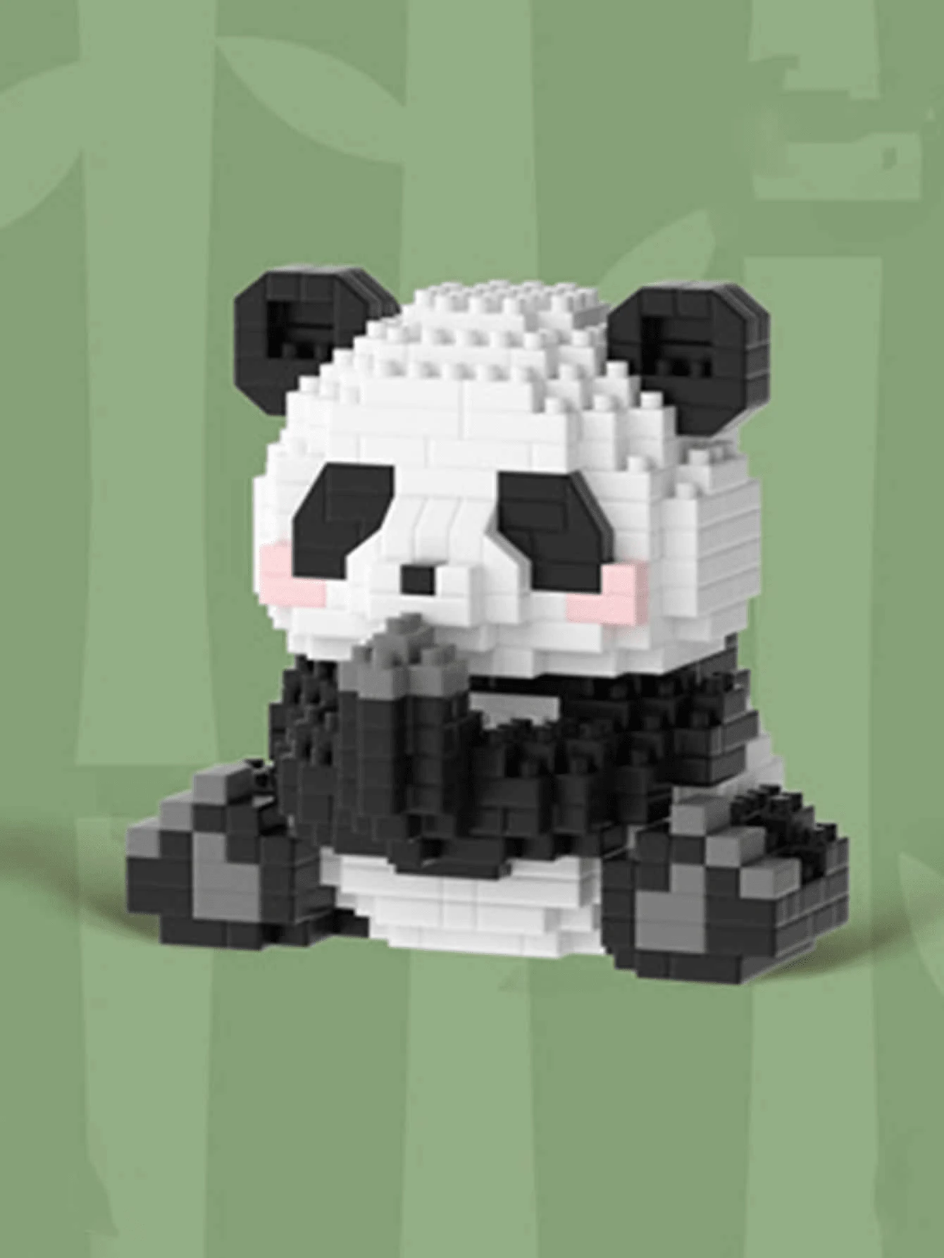 Conjunto De Construcción De Animales Panda Block [hogachi] Mini Bloques ...