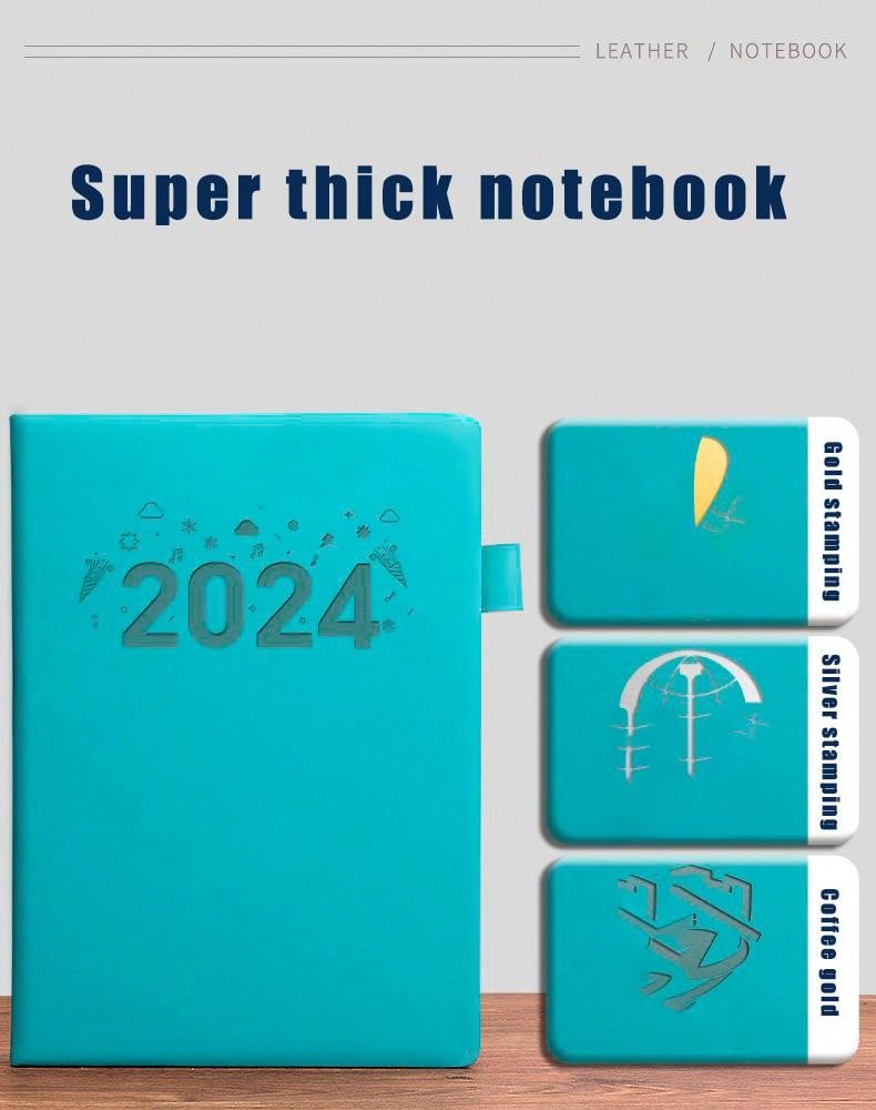 1 B5 Notebook With 360 Pages/180 Extra Thick Enlarged Notebooks ...