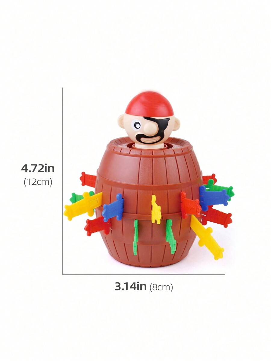 Funny Pirate Barrel Prank Relief Toy: Lucky Draw Sword Stabbing Wooden ...