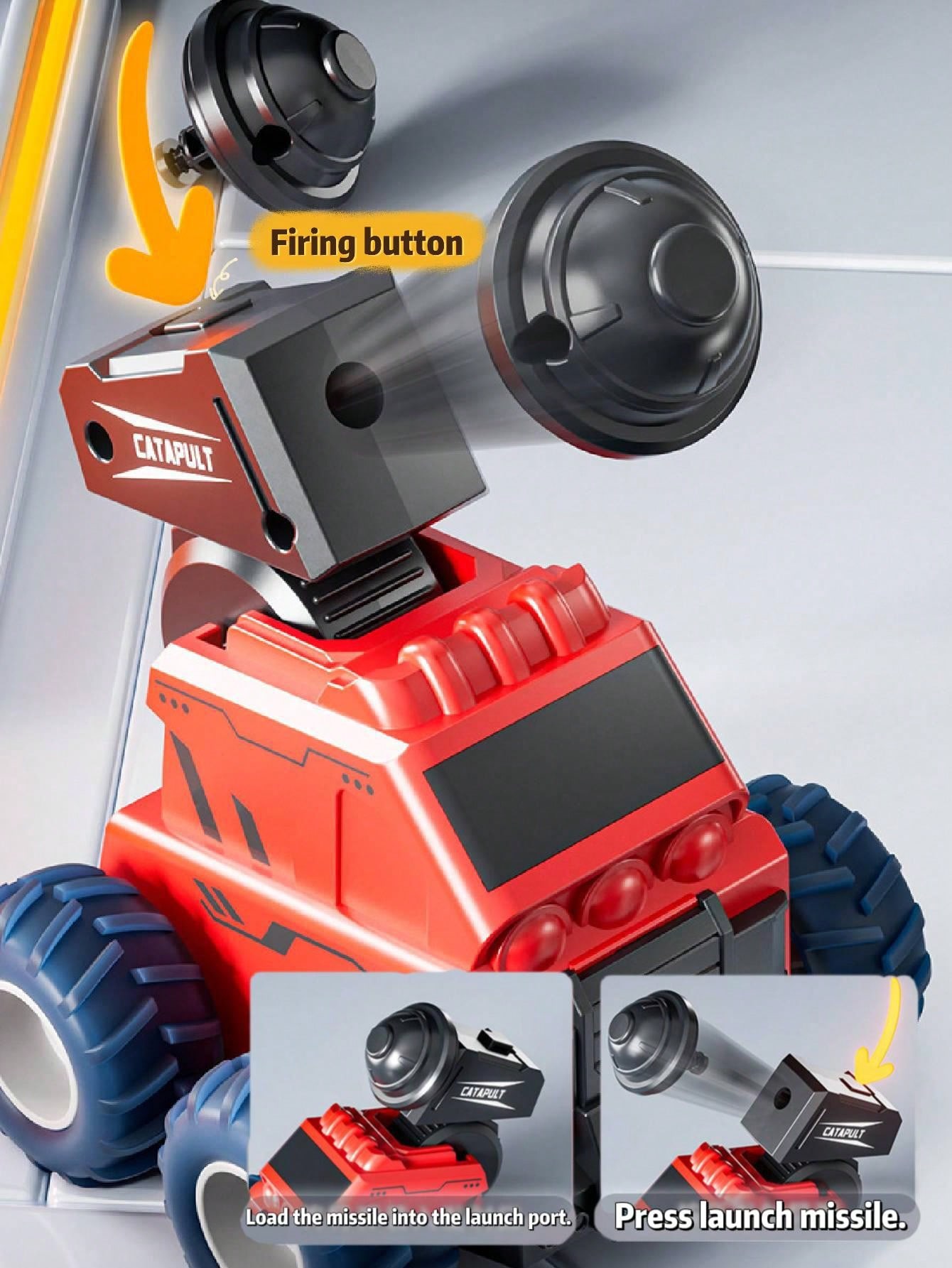 A Colorful Miniature Off-Road Engineering Vehicle With Dual Inertia ...