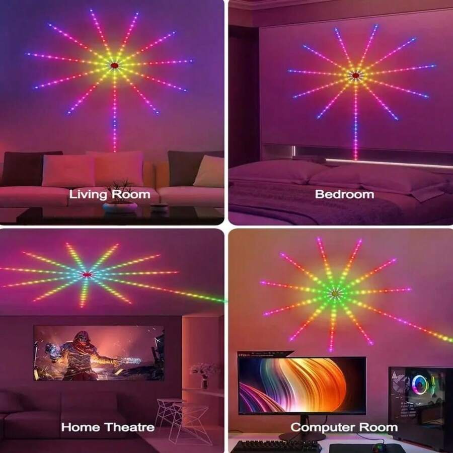 1pc LED Phantom Color Running Fireworks Lights Decoration Lights ...