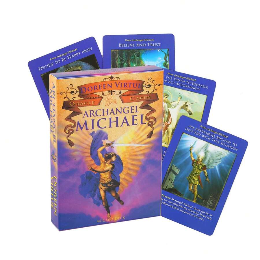 Full English Archangel Michael Oracle Card Deck For Holiday Family ...