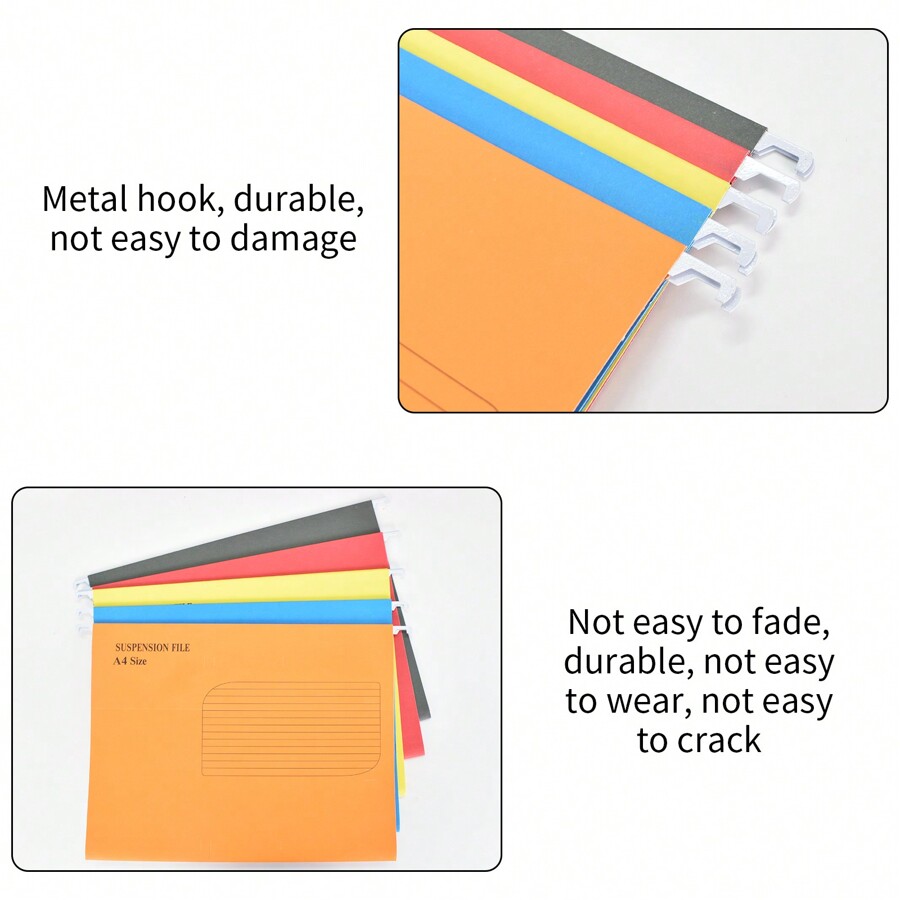 10Pcs A4 Suspension Files Filing Cabinets Suspension Files With Tabs ...