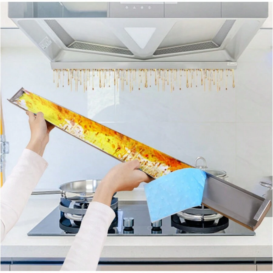 30pcs Kitchen Oil-Absorbing Filter Paper For Built-In Stove Side ...