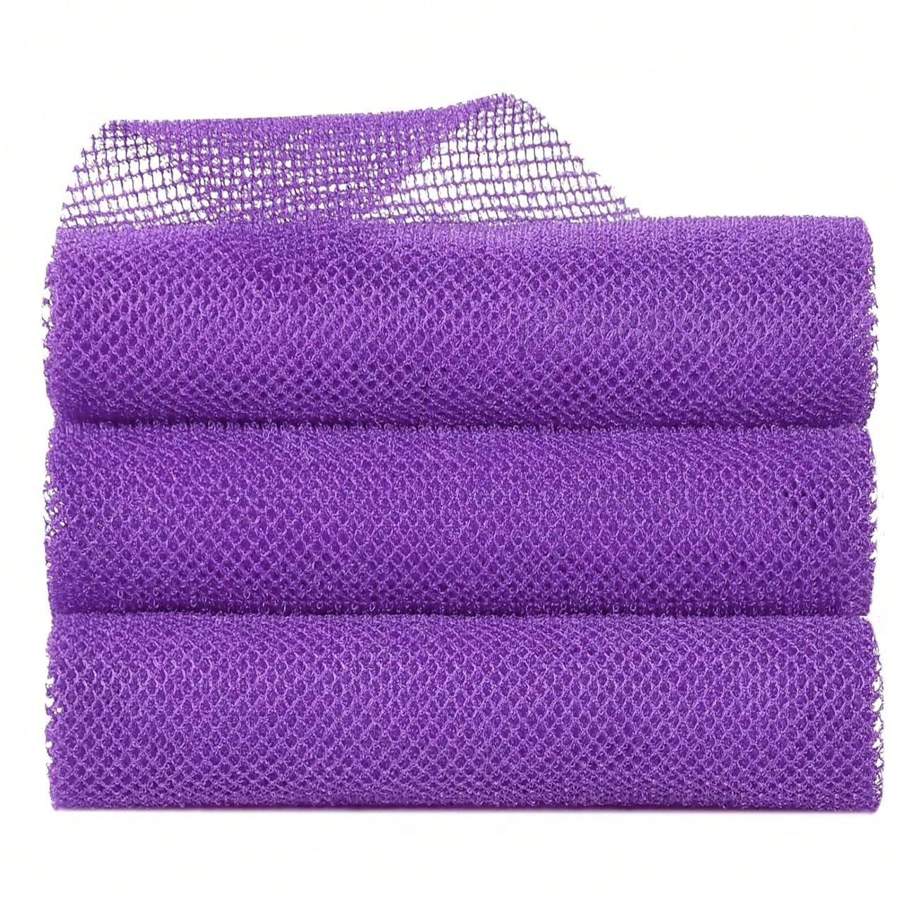 3 Pieces African Exfoliating Net, Colorful African Net Cloth, Long ...