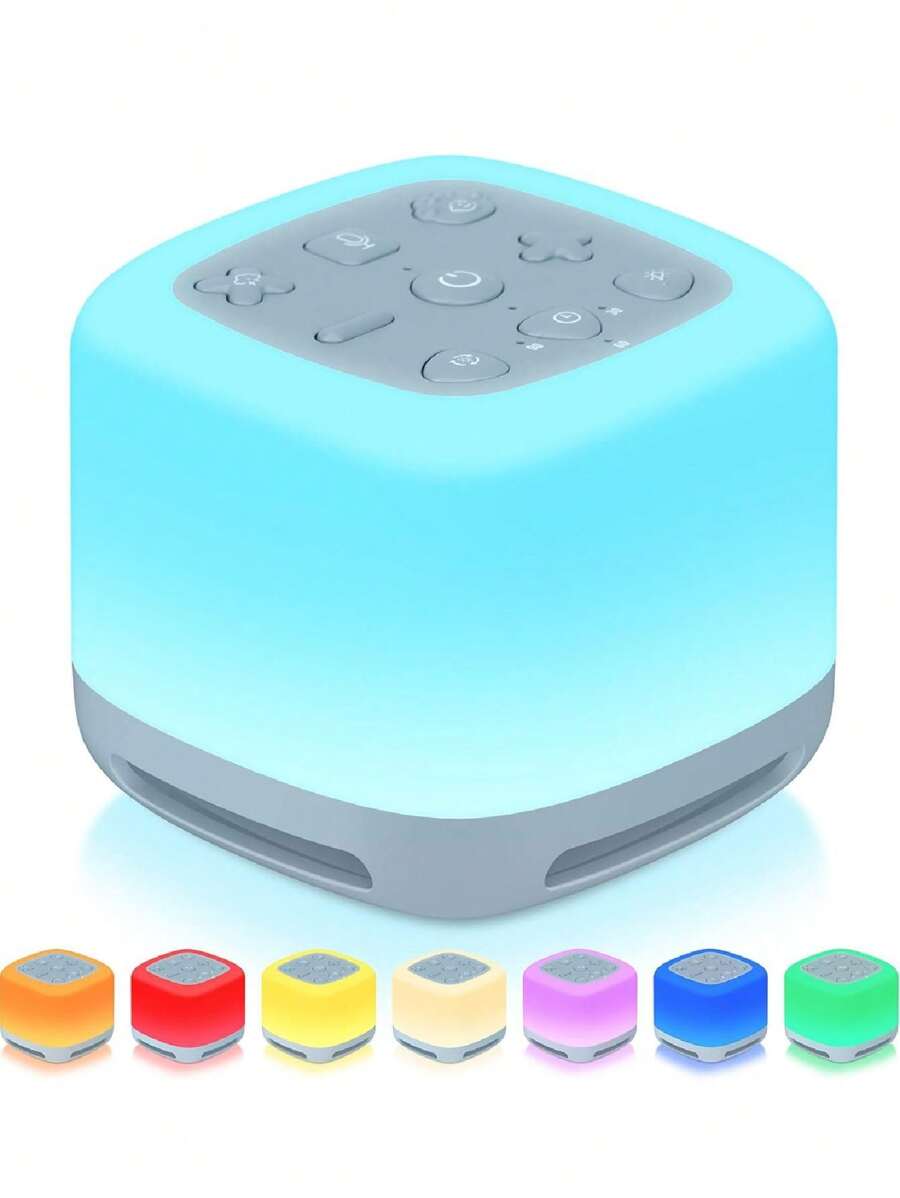White Noise Machine Baby With Voice Recording 30 Soothing Sounds Sleep ...