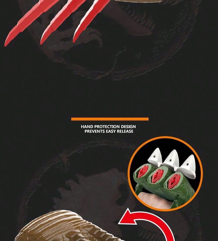 A Single Brown Dragon Claw Retractable And Movable Rhinestone Dragon ...