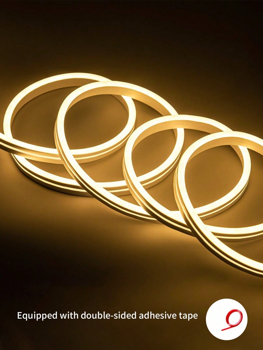 1m/2m/3m/4m/5m USB Touch Sensitive Color Changing Dimmable LED Neon ...