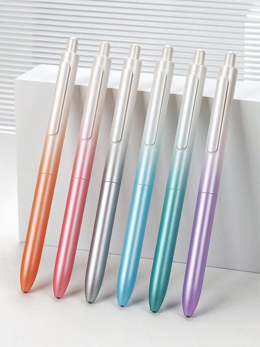 WRITECH Fine Point Gel Pens: 0.5mm Retractable 6ct Smooth Writing No ...