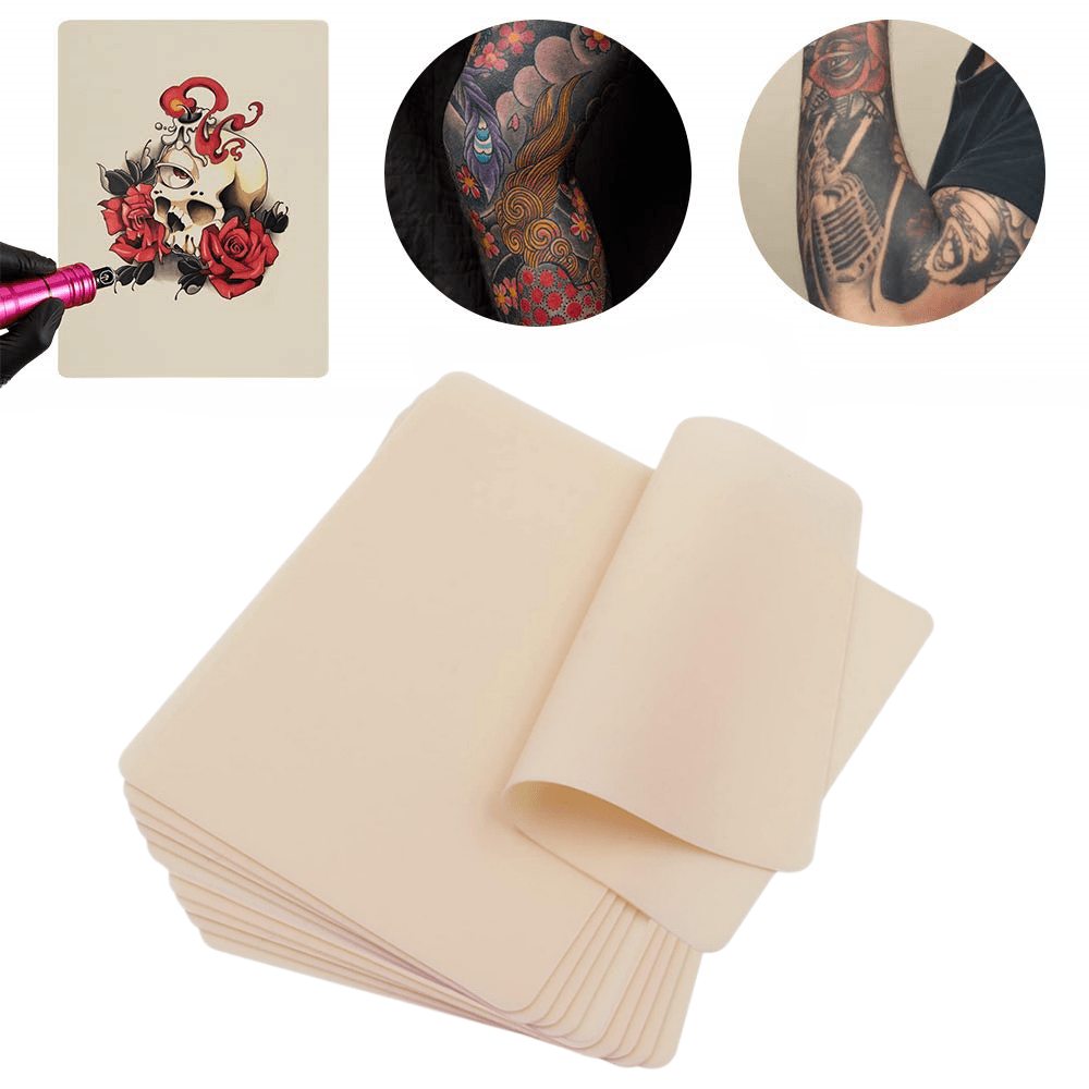 Tattoo Practice Skin - Romlon 5Pcs Tattoo Skin Practice Sides Tattoo ...