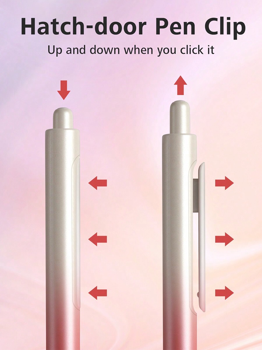 WRITECH Fine Point Gel Pens: 0.5mm Retractable 6ct Smooth Writing No ...