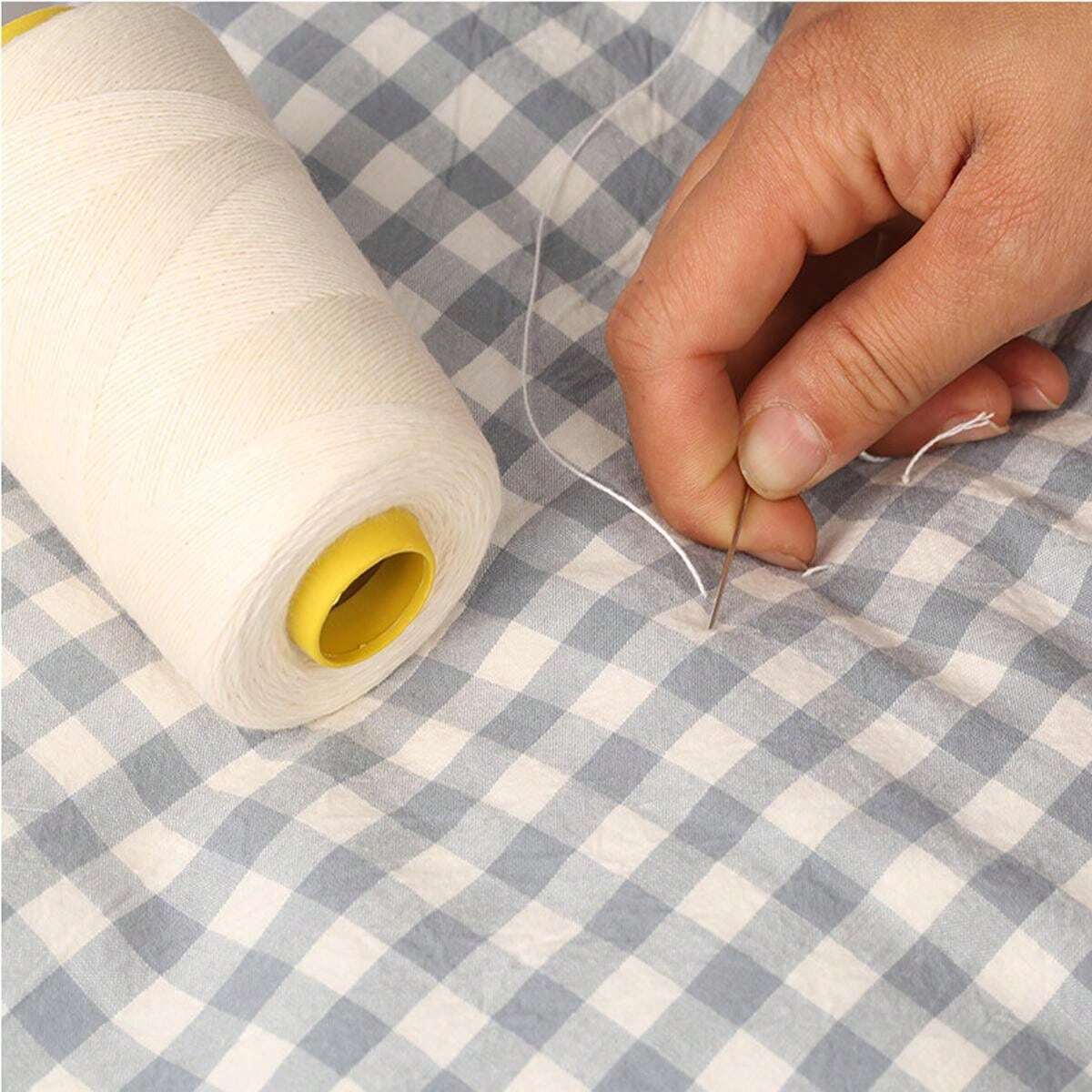 Quilt Thread Old-Style White Thread For Hand Sewing Quilts, Large Roll ...